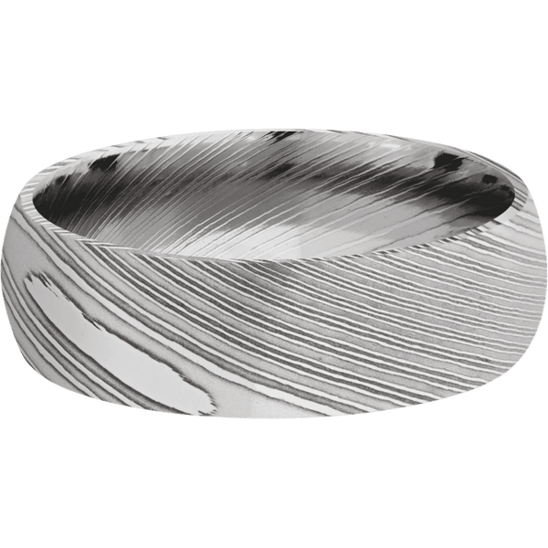 Damascus + Polish Finish - Emblem