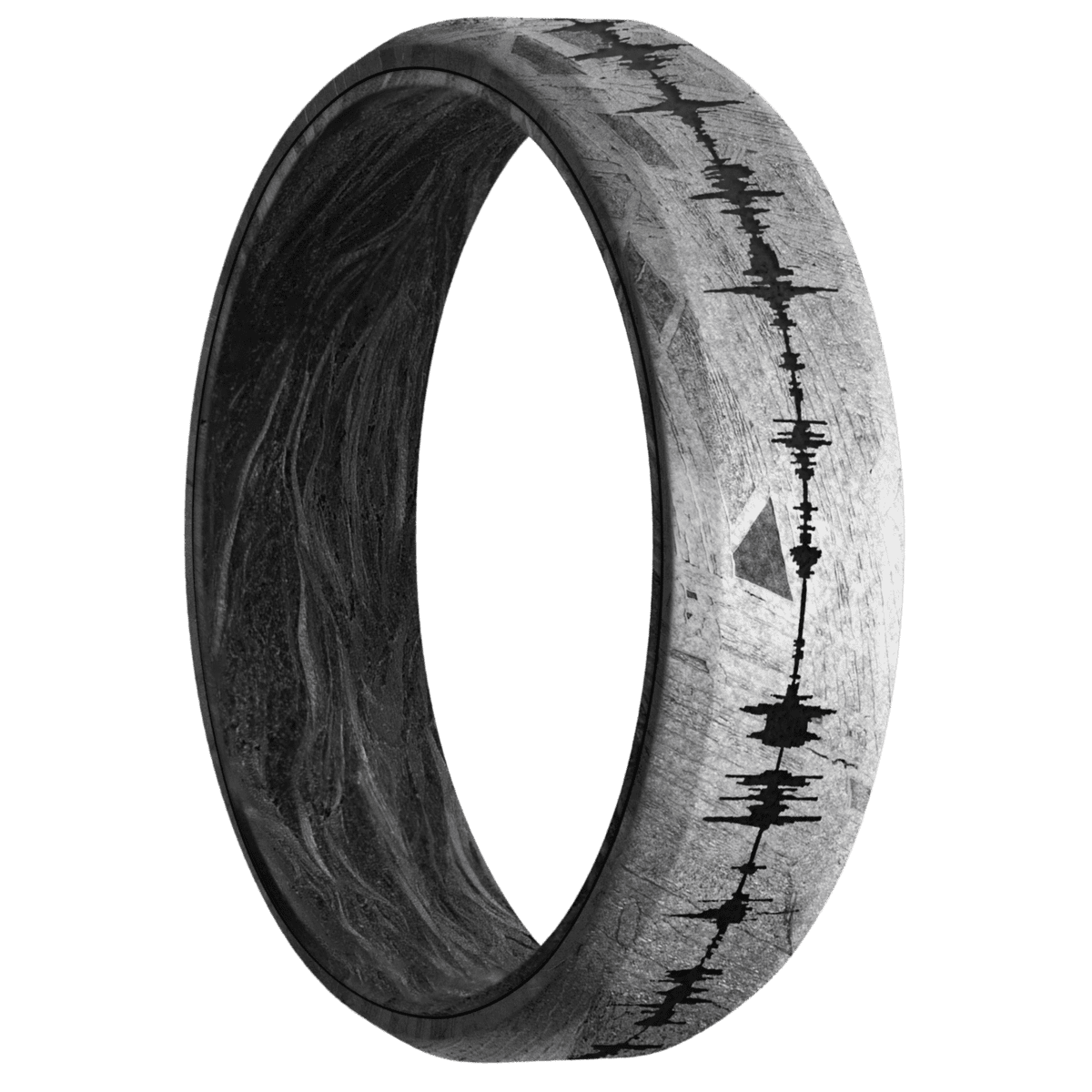 Meteorite + None Finish + Forged Carbon Fiber - Emblem