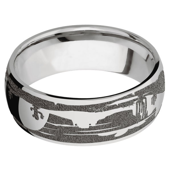 Titanium + Polish Finish - Emblem