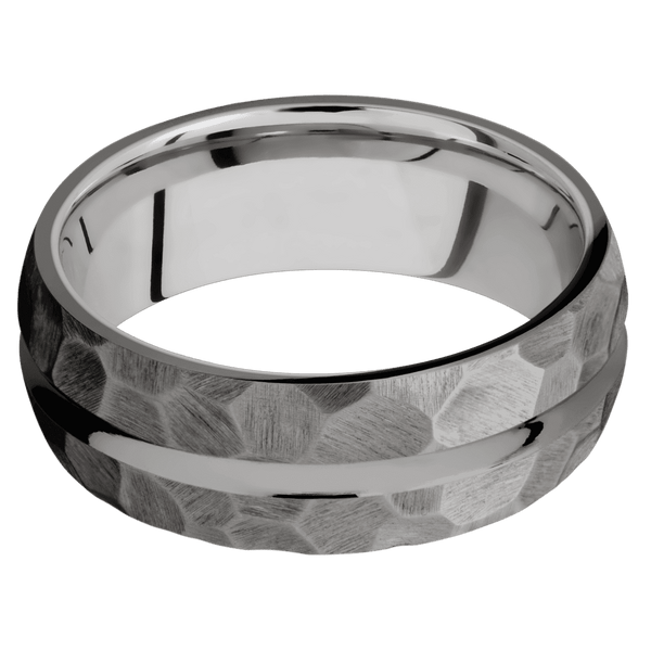 Tantalum Noir + Polish , Rock Finish + Titanium - Emblem