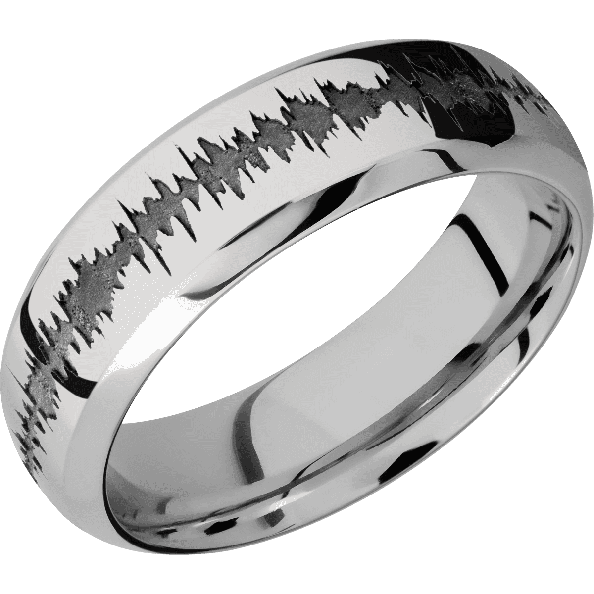 18K White Gold + Polish , Polish Finish + Platinum - Emblem
