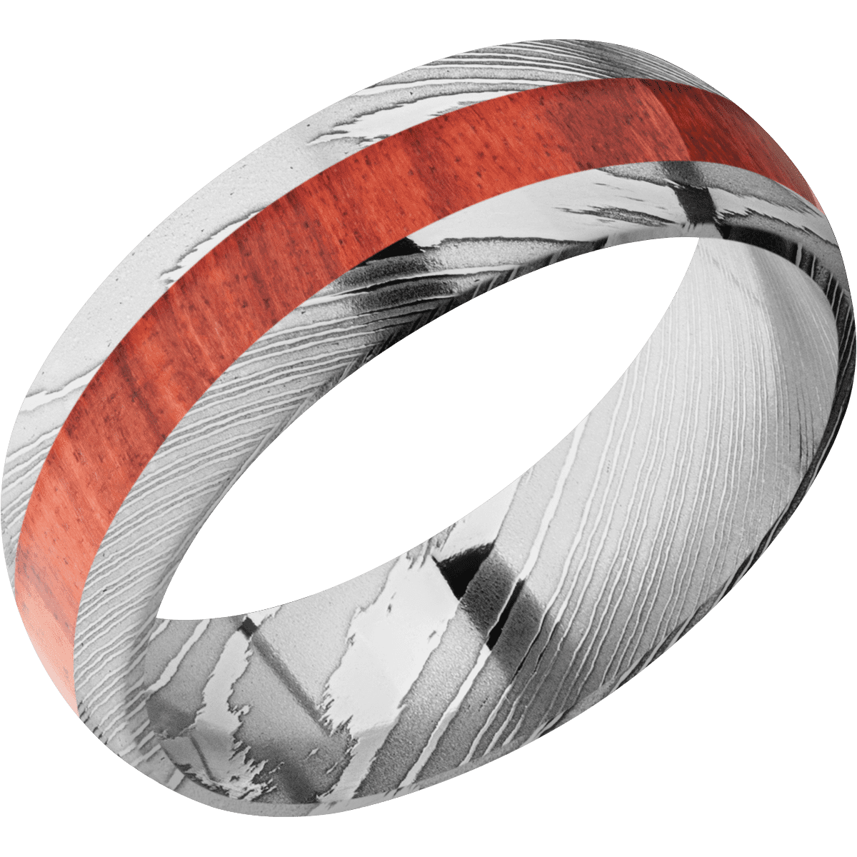 Damascus + Polish Finish - Emblem