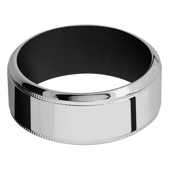 Titanium + Polish , Polish Finish + Black - Emblem