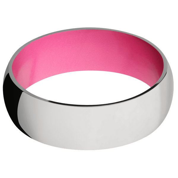 Titanium + Polish Finish + Bright Pink - Emblem