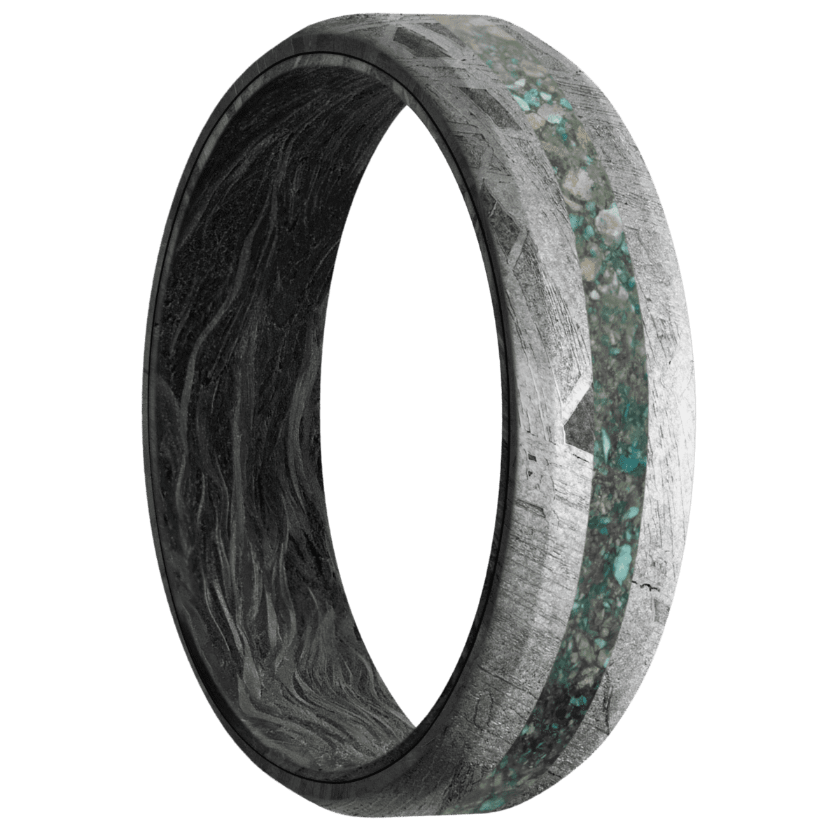 Meteorite + None Finish + Forged Carbon Fiber - Emblem