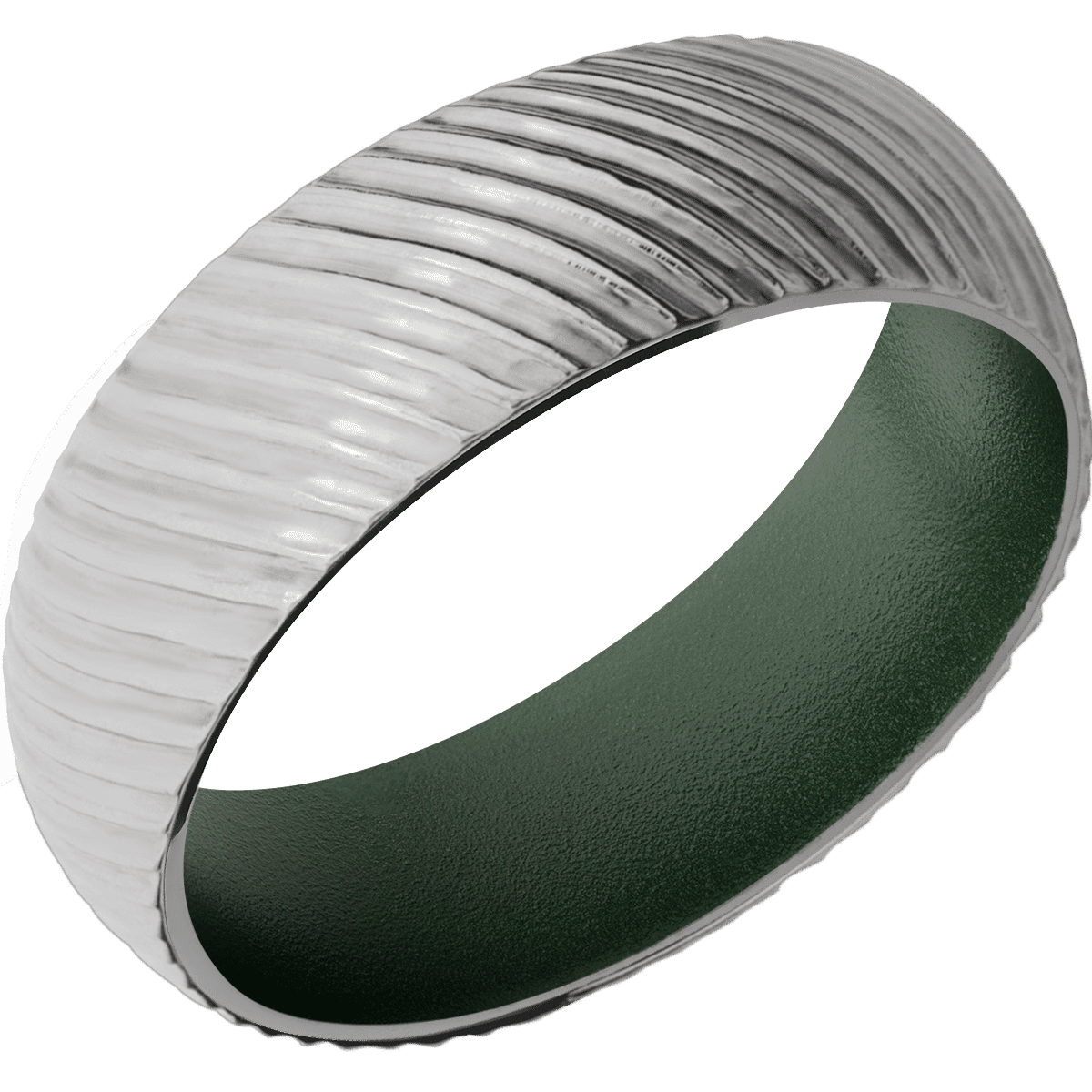 Titanium + Polish Finish + Highland Green - Emblem