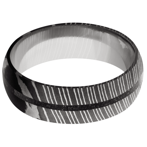 Damascus + Acid Finish - Emblem