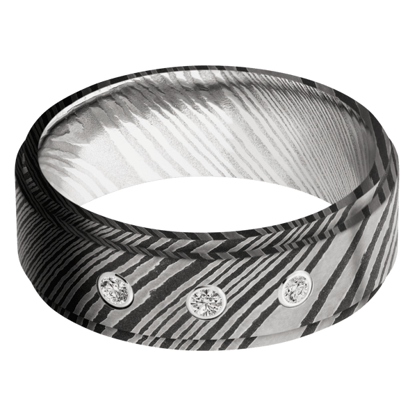 Damascus + Acid Finish - Emblem