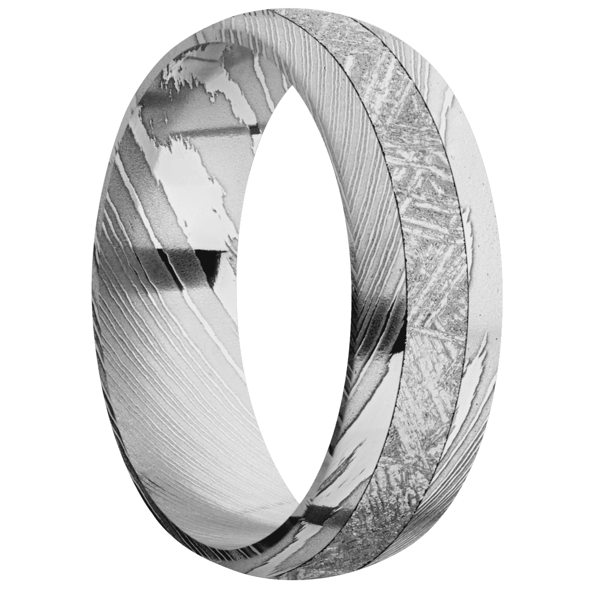 Damascus + Polish Finish - Emblem