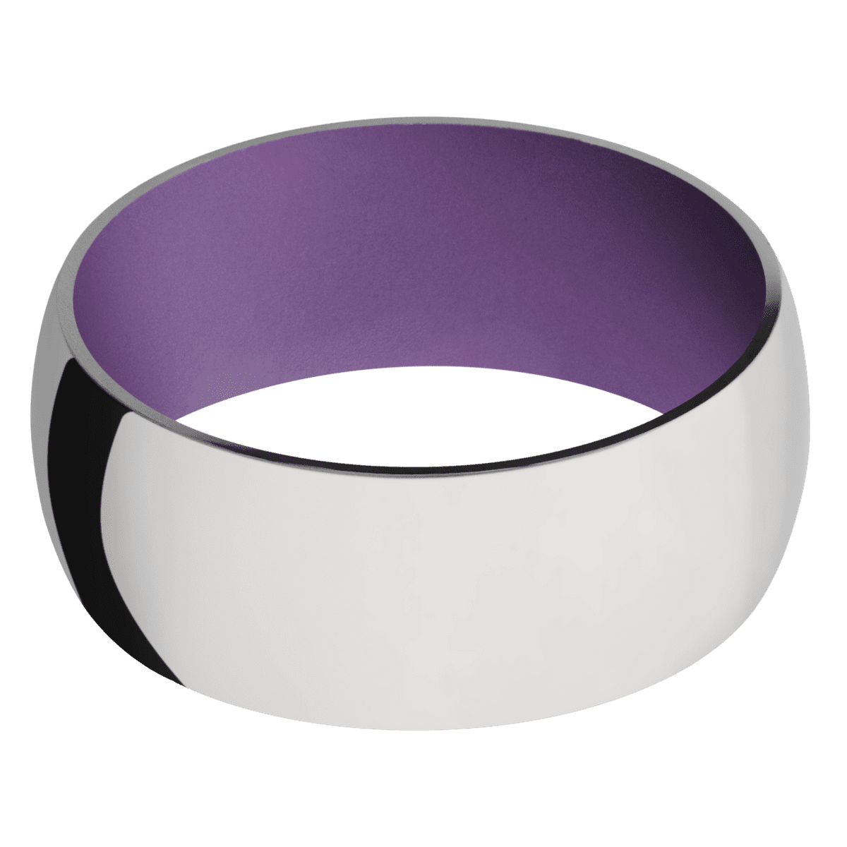 Titanium + Polish Finish + Wild Purple - Emblem