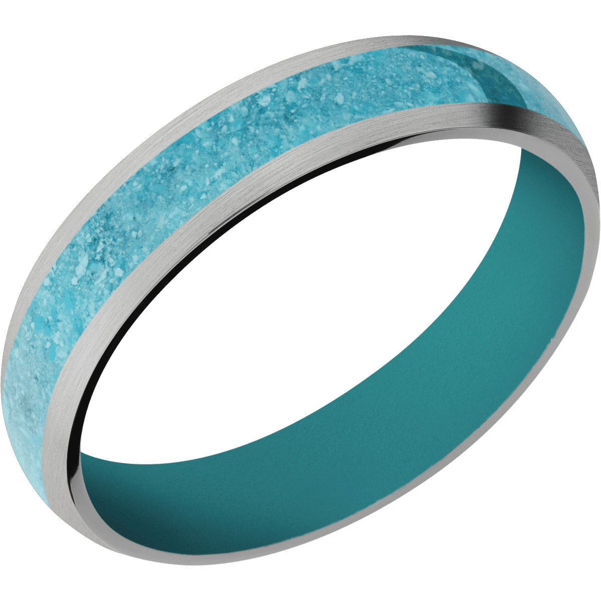 Titanium + Satin Finish + Teal - Emblem