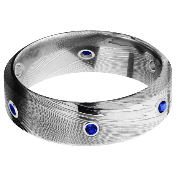 Damascus + Polish Finish - Emblem