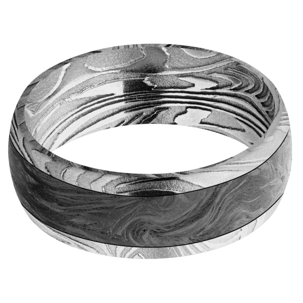 Sunset Damascus + Polish Finish - Emblem