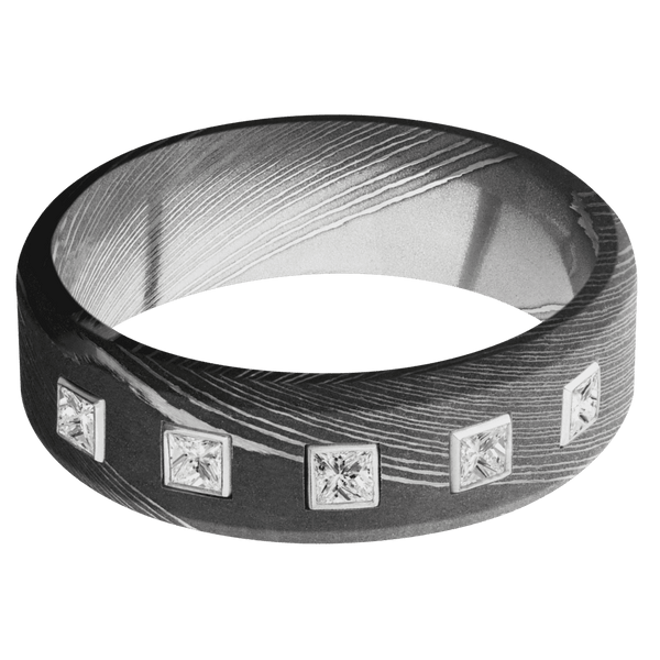 Damascus + Acid Finish - Emblem